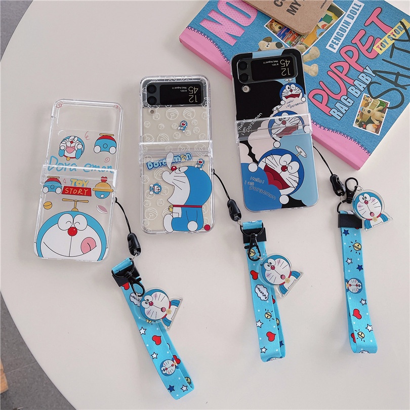 Ốp Điện Thoại PC Cứng Hoạt Hình Doraemon Cho Samsung Galaxy Z Flip 3 Z ...