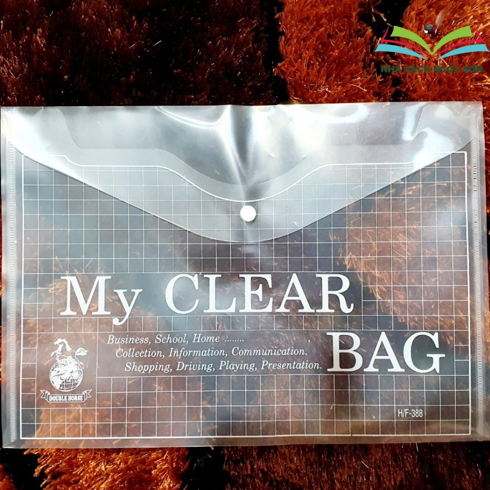 Bìa Nút My Clear A5 A4 F4 - File Nút Đựng Hồ Sơ Giấy Tờ - Túi Đựng Giấy ...