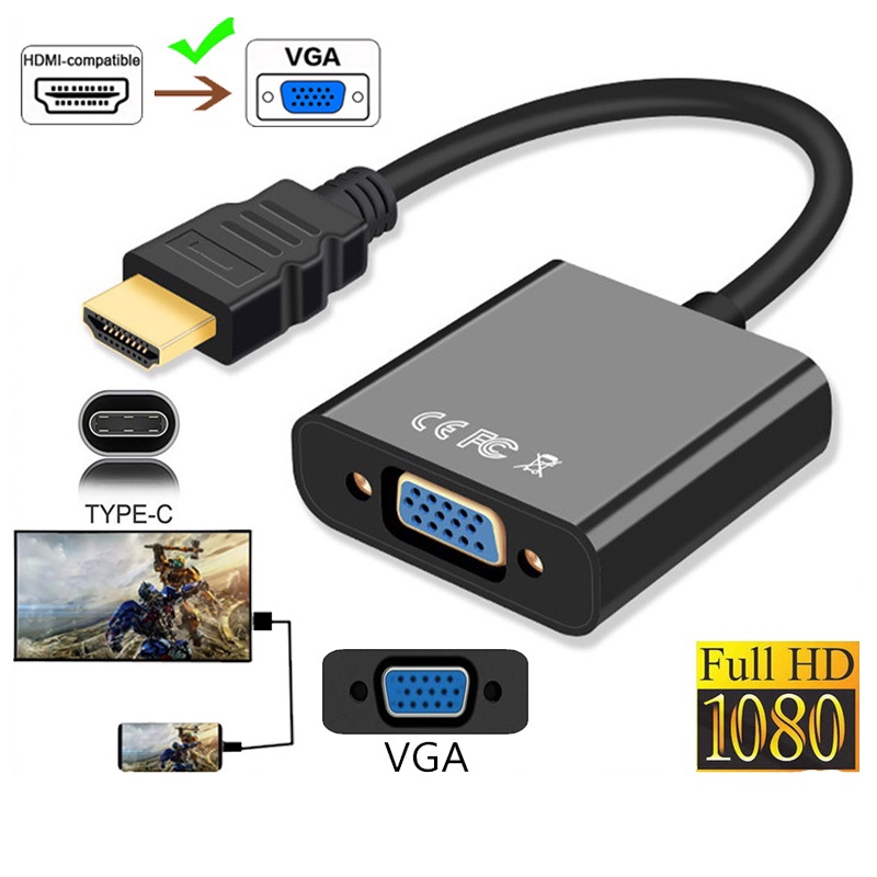 【FREESHIP】Cáp chuyển đổi HDMI sang VGA, Cáp HDMI to VGA ,dây HDMI to VGA , dây máy chiếu ...
