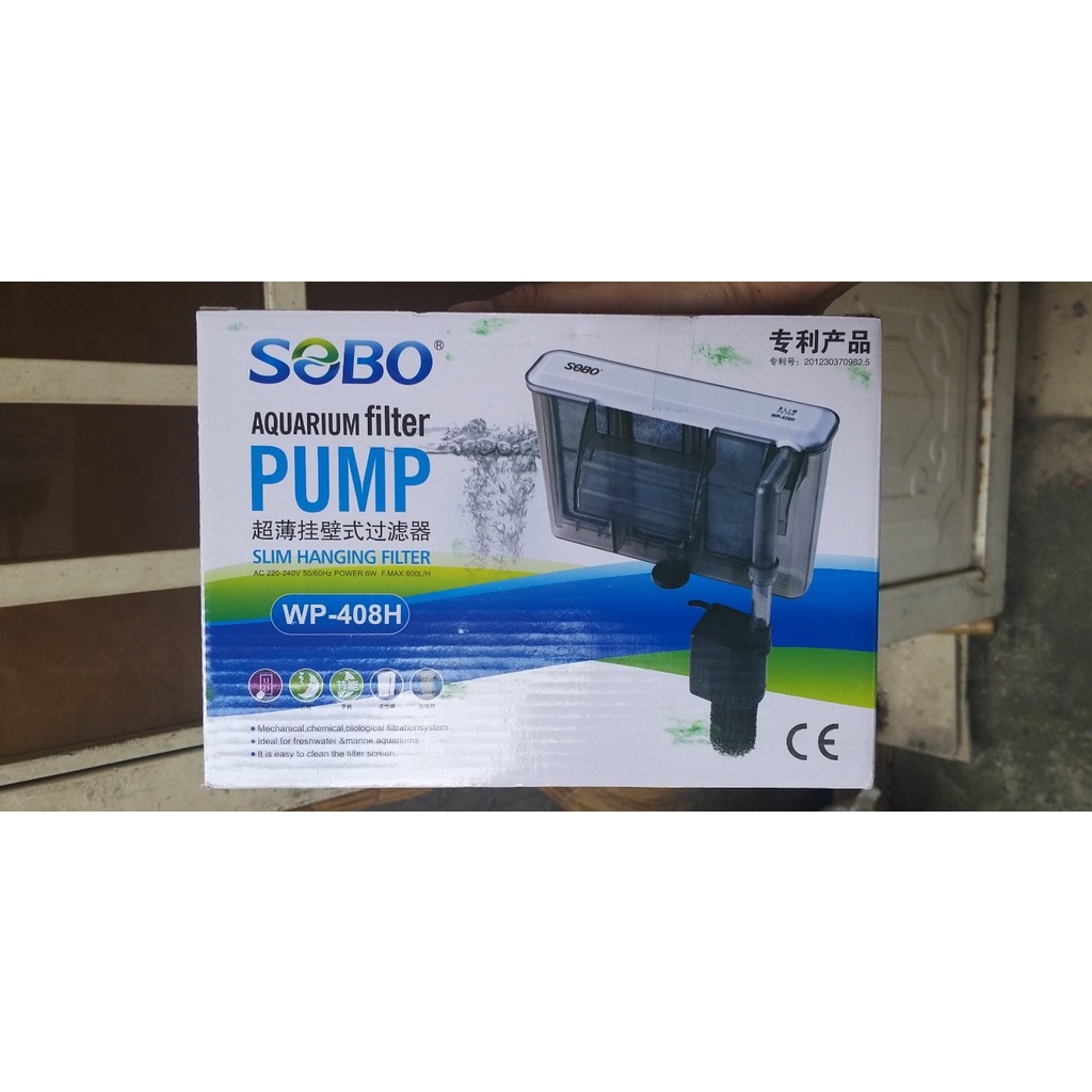 Máy Lọc Thác Nước Bể Cá SOBO WP-408H (6.8W, 680L/H) | Shopee Việt Nam