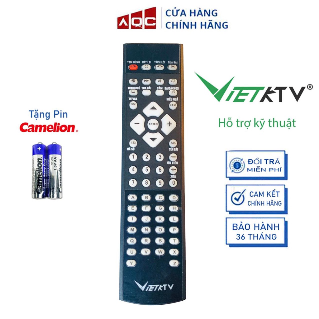 Điều khiển đầu KTV Việt KTV - Remote TV VIETKTV | Shopee Việt Nam