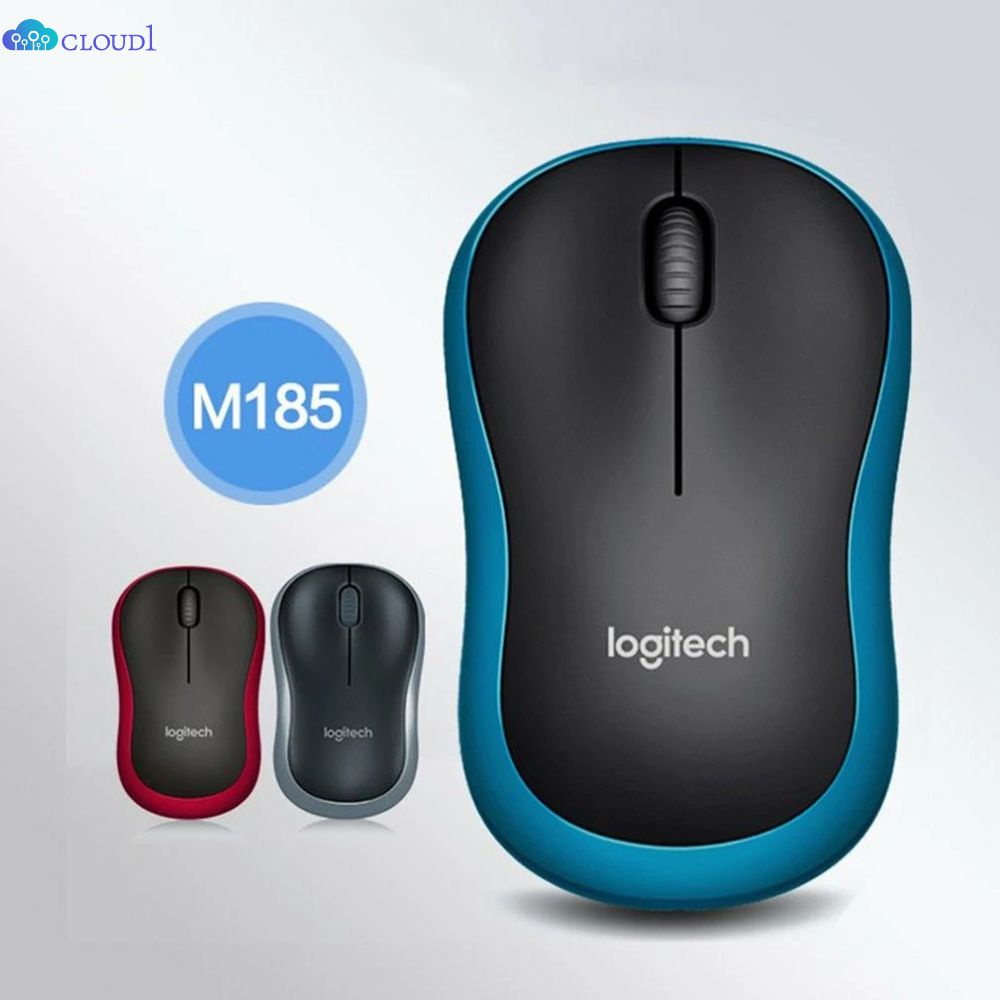 Chuột Sem Fio Bluetooth Logitech 1000Dpi 2.4Ghz/Micro Receptor Usb Silencioso M185 Cloud1 ...