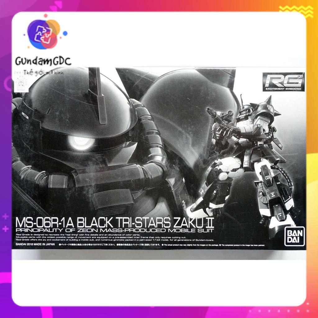 Mô Hình Lắp Ráp RG MS-06R-1A BLACK TRI-STARS ZAKU II 4573102629258 (Plastic Model) Bandai ...