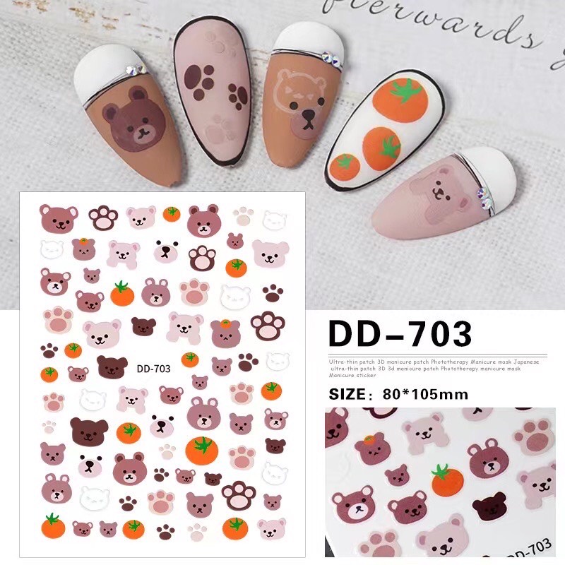 Stickers dán móng DD-703 (Miếng) | Shopee Việt Nam