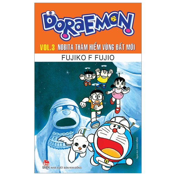 Sách Doraemon Tập 3: Nobita Thám Hiểm Vùng Đất Mới (Tái Bản 2023 ...