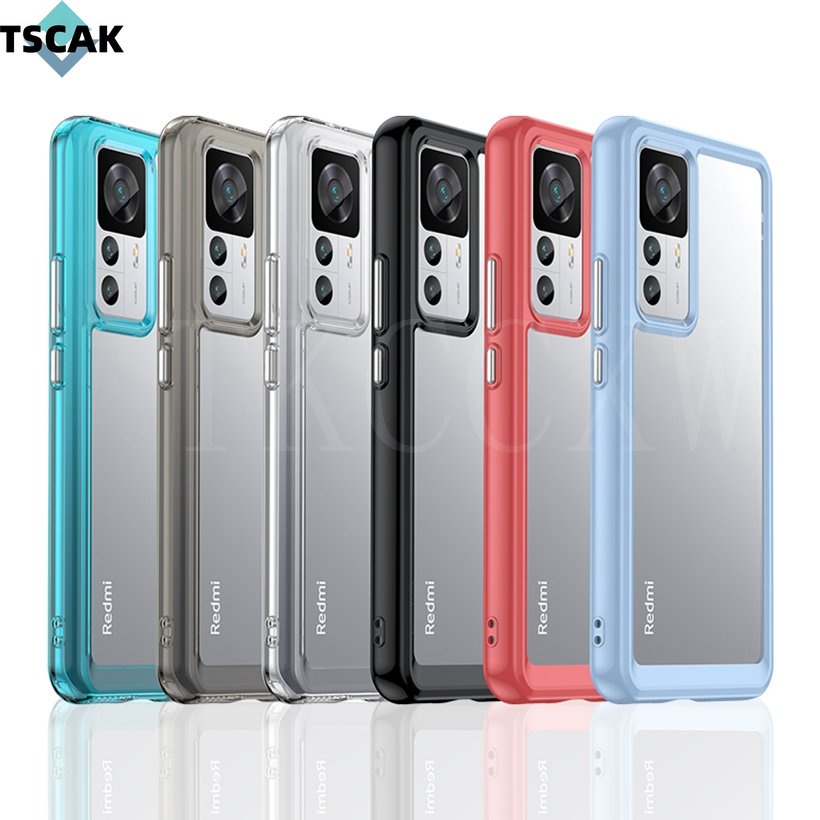 Ốp Điện Thoại Trong Suốt Chống Sốc Nhiều Màu Sắc Cho Redmi K60 K50 K40 Pro K40S K50 Ultra ...
