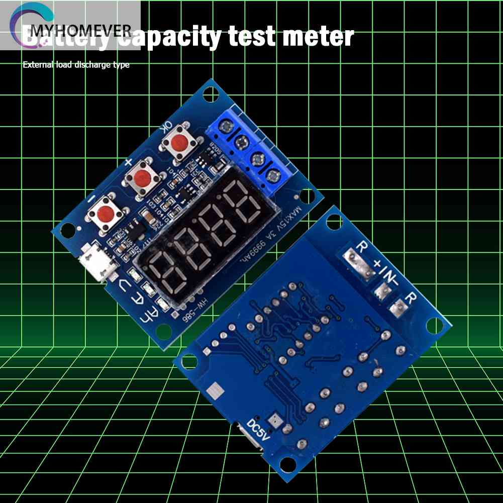 Bản Mạch Thử Dung Lượng Pin HW-586 18650 Lithium Lead-Acid | Shopee ...