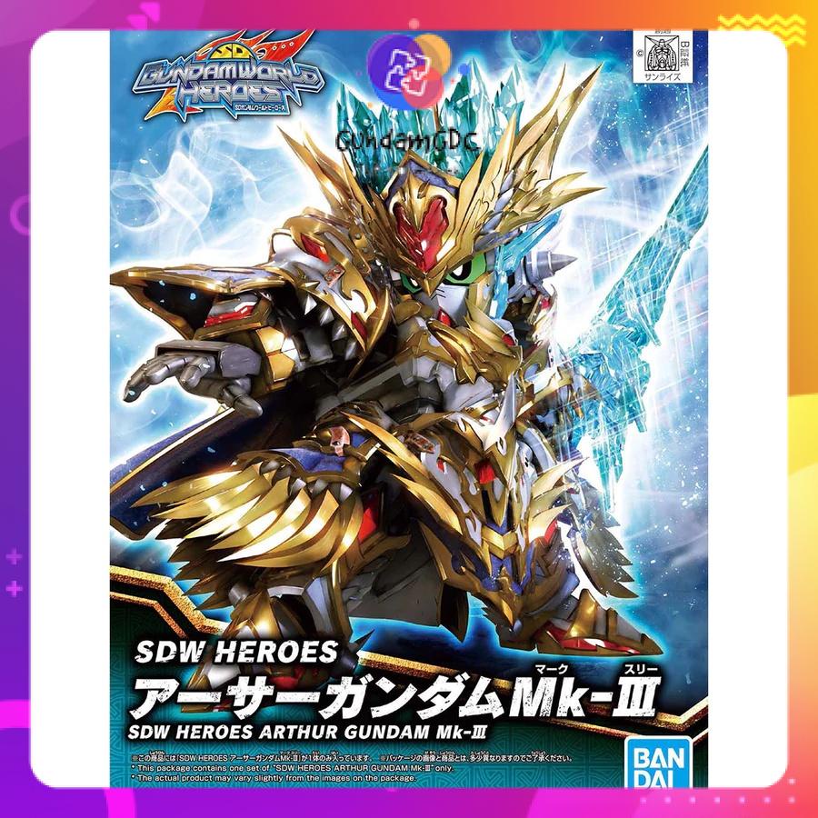 Mô hình lắp ráp SDW HEROES SD ARTHUR GUNDAM Mk-Ⅲ Bandai 4573102621696 | Shopee Việt Nam