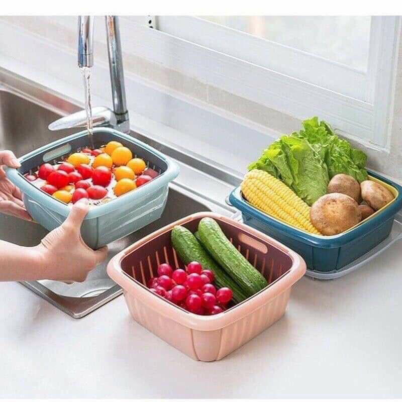 RỔ HOA QUẢ VUÔNG 3IN1 | Shopee Việt Nam