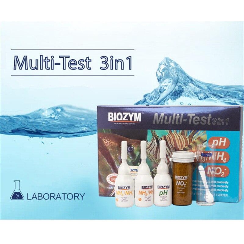 Biozym Test Kit 3 in 1 - Đo chỉ số pH, NH3/NH4, NO2 trong bể thủy sinh ...