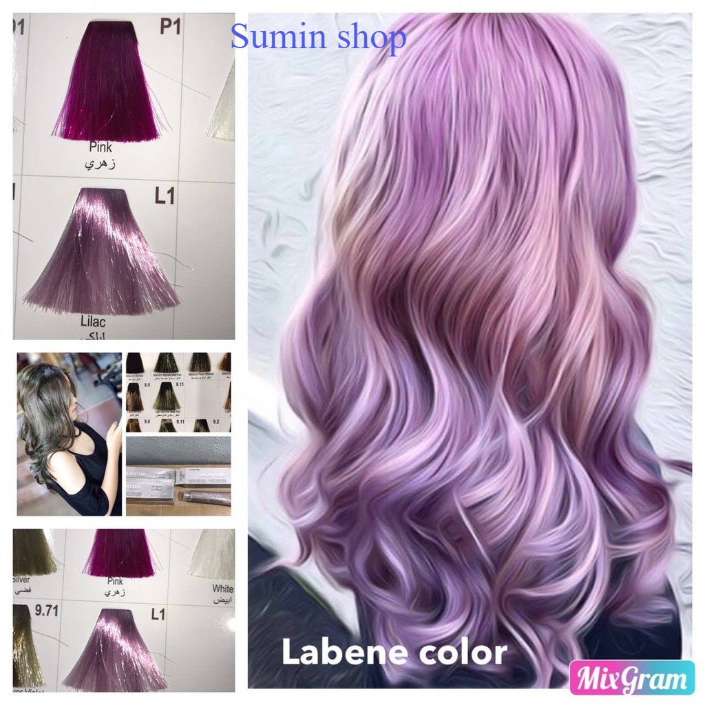 Màu nhuộm cao cấp TÍM SỮA L1 Lilac LABENE Unlimited Color Mask 100ml ...