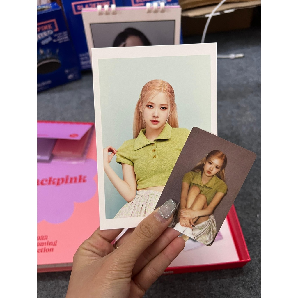 Photocard BLACKPINK Welcoming Collection 2022 (Thẻ bo góc BLACKPINK chào năm 2022) | Shopee Việt Nam