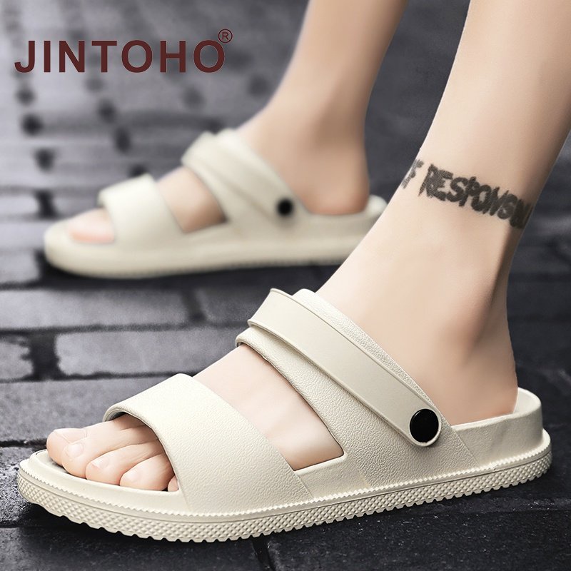 Jintoho [Hàng Có Sẵn] Xăng đan Nhẹ Nhàng Chống Thấm Nước Thời Trang Mùa ...