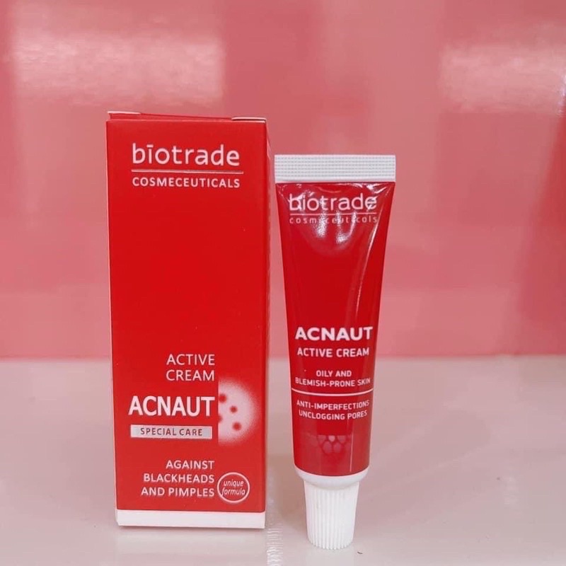 Kem Giảm Chấm Mụn Biotrade Acnaut Active Cream 5ml 15ml 30ml | Shopee ...