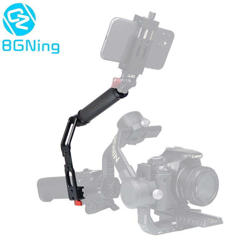 BGNing Tương thích với DJI Ronin RS2 / RS3 Mini / RS4 Pro Gimbals Tay cầm giá đỡ chữ L có thể ...