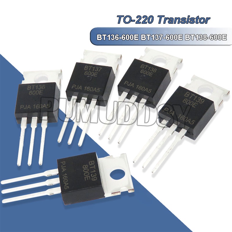Bộ 10 Điều Chỉnh Điện Áp BT136-600E BT137-600E BT138-600E TO-220 BT139-600E BT136-800E BT137 ...
