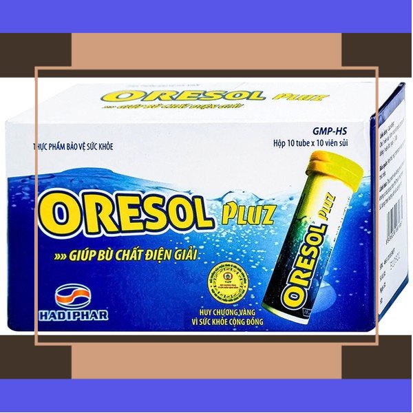 [ Thuốc Tốt 573 ] Viên sủi Oresol Pluz Hadiphar Giúp Bù Chất Điện Giải ...