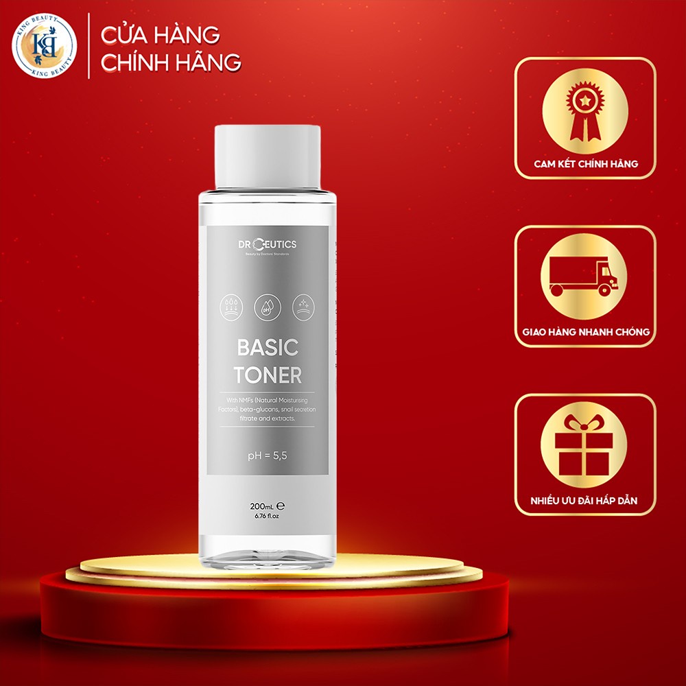 Nước Hoa Hồng Cấp Ẩm Cho Da Dầu DrCeutics Basic Toner 200ml | Shopee Việt Nam