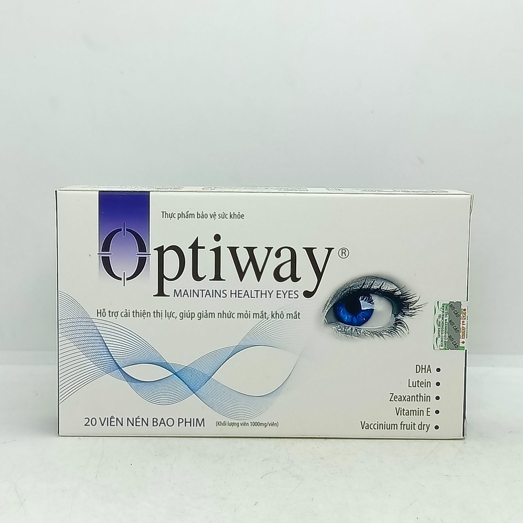 OPTIWAY Tăng Cường Thị Lực Giảm Mỏi Mắt Hộp 20 viên | Shopee Việt Nam