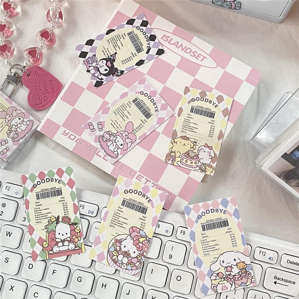 SANRIO Set 20 Miếng Dán Họa Tiết Vé Máy Bay Hoạt Hình Trang Trí Quà ...