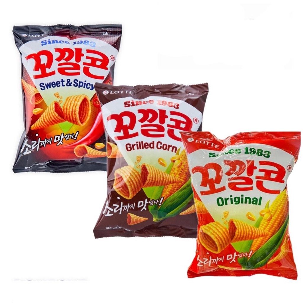 Snack Bắp Nón Hàn Quốc 67g (vị bắp nướng,cay ngọt và truyền thống ...