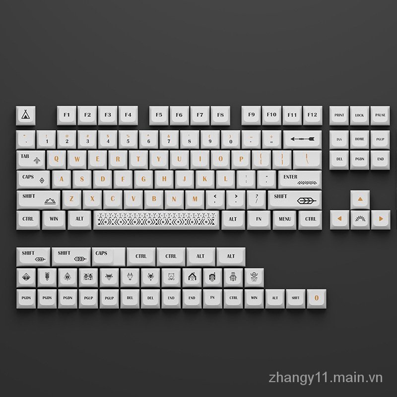 [Quick hair, quick hair] totem original key cap mechanical keyboard ...