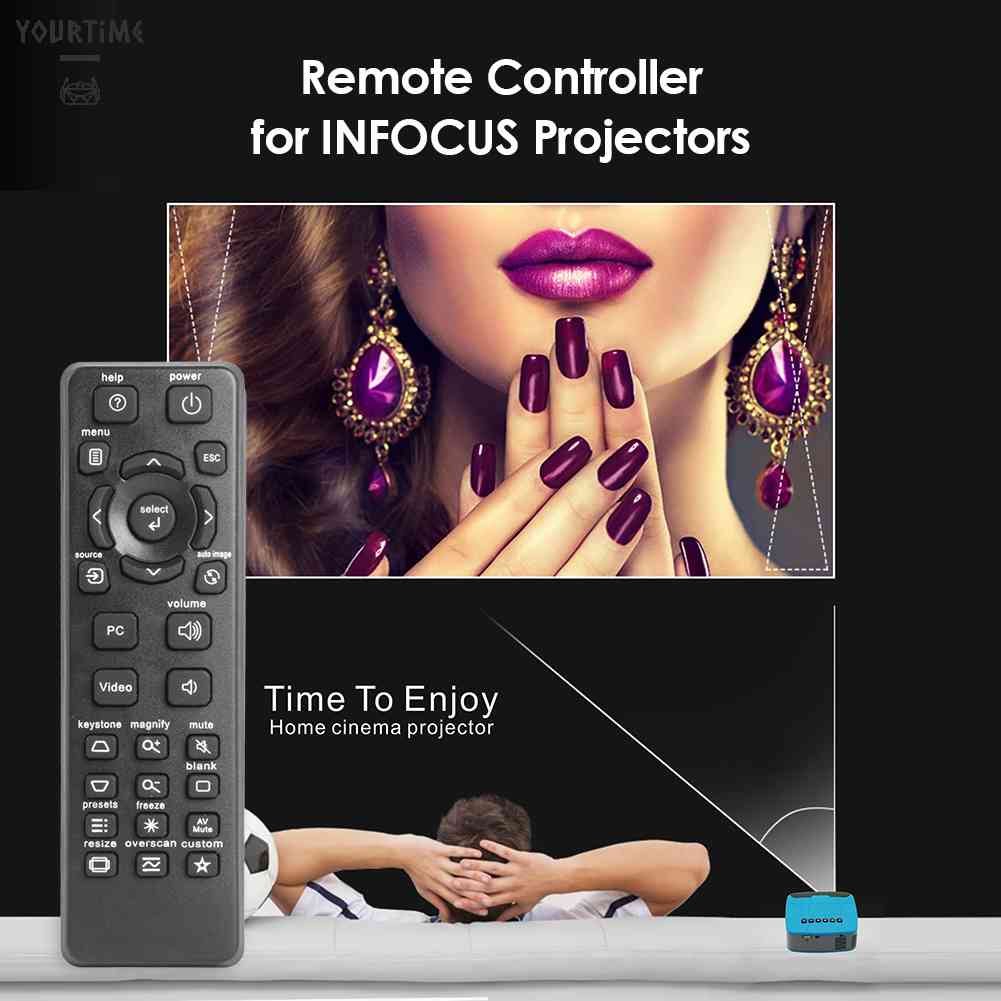 Điều Khiển Từ Xa Cho Máy Chiếu InFocus IN112 IN114 IN124 IN3136 ...