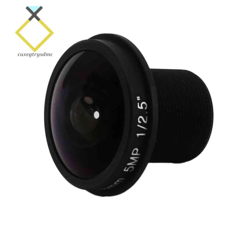 HD fisheye cctv lens 5MP 1.8mm M12x0.5 mount 1/2.5 F2.0 180 degree for ...