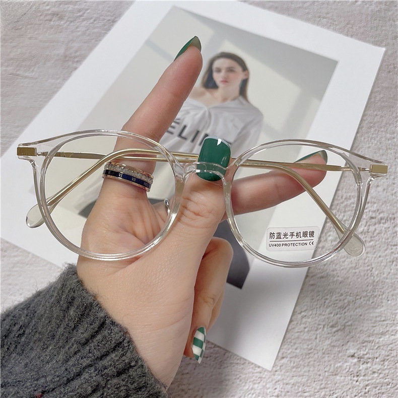 Kính Mát Gọng Kim Loại Tròn Chống Bức Xạ Phong Cách Vintage Thời Trang ...