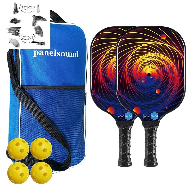 Set of 2 Pickleball Paddle Lightweight Pickleball Paddles,Thin&Quick ...