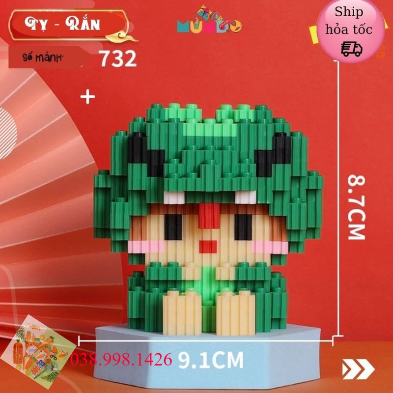 Lego Mô HÌnh Lắp Ráp 3D Mini 12 Con Giáp_BUtmaydep | Shopee Việt Nam