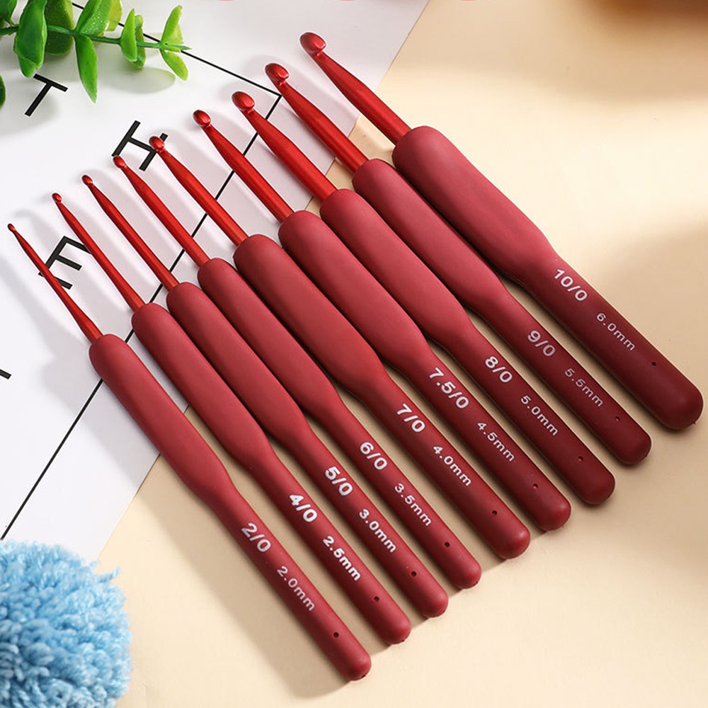 1 Bộ Kim Móc Len Bằng silicone 2mm-6mm | Shopee Việt Nam