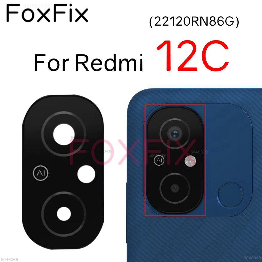 Dành Cho Xiaomi Redmi 12C Phía Sau Camera Kính Ống Kính Thay Thế Bằng ...