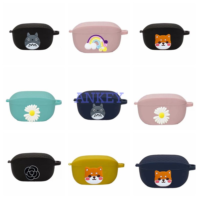 JBL WAVE Buds / WAVE 100 TWS Case funny dog cartoon Flower Silicone ...