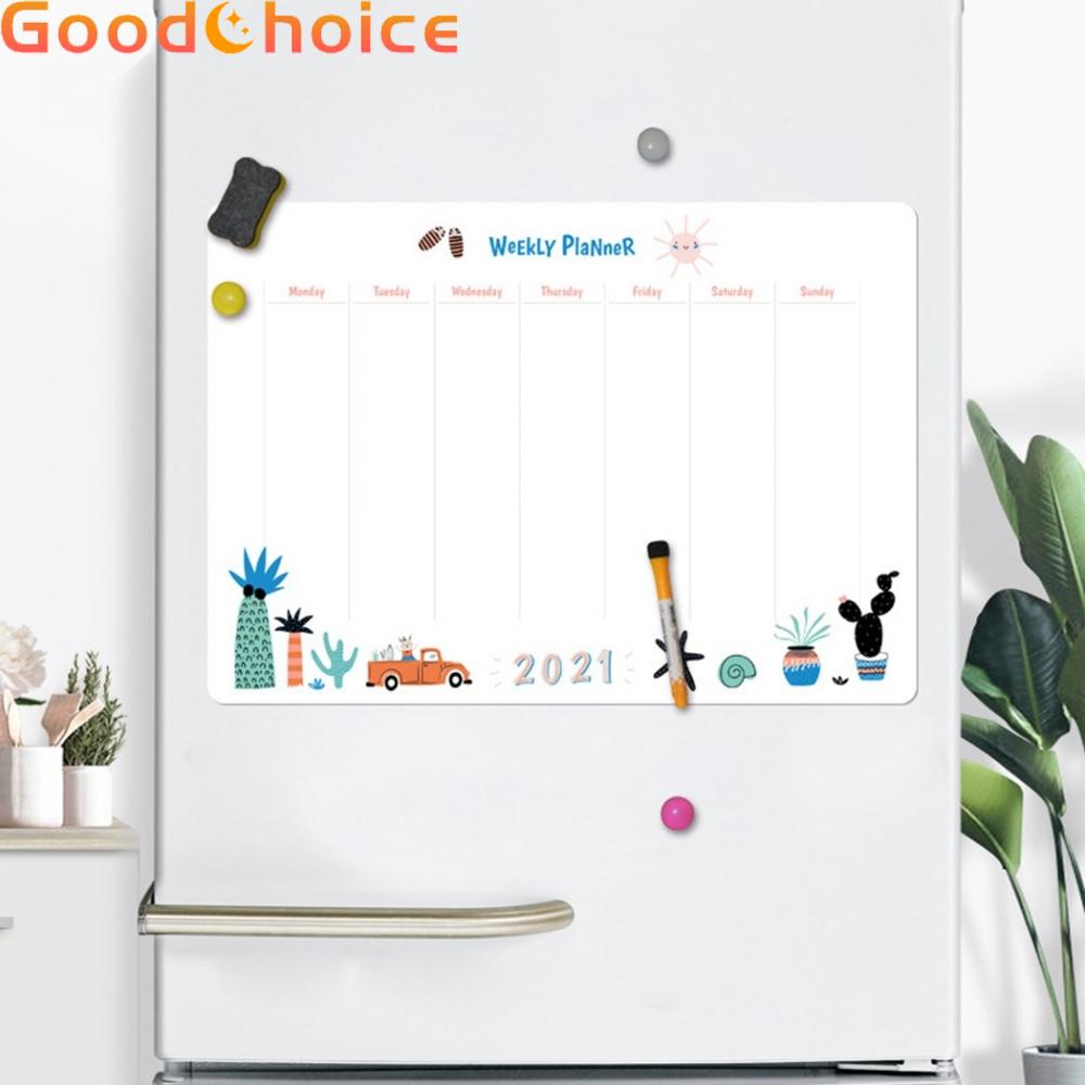 【Good】Planner Calendar Table Dry Erase Calendar Whiteboard Schedules ...
