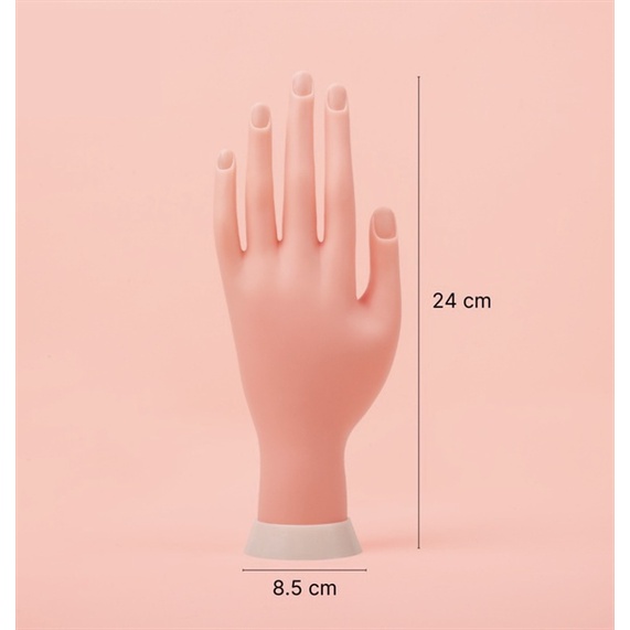 Bàn tay silicon giả, bàn tay tập làm nails (Bộ) | Shopee Việt Nam