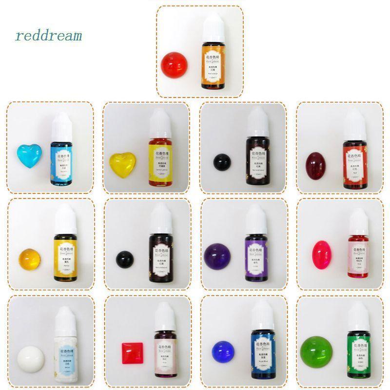 REDD Epoxy Resin Pigment 13 Color Liquid Epoxy Resin Dye for DIY Art ...