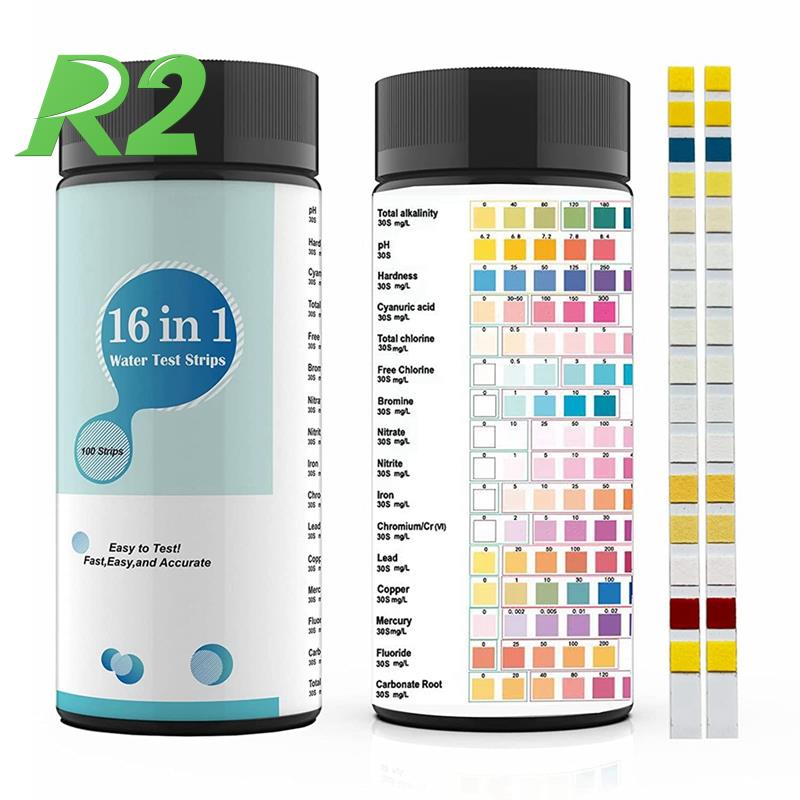 100PCS 16 in 1 Water Test Kits Drinking Water Testing Strips Tap and ...