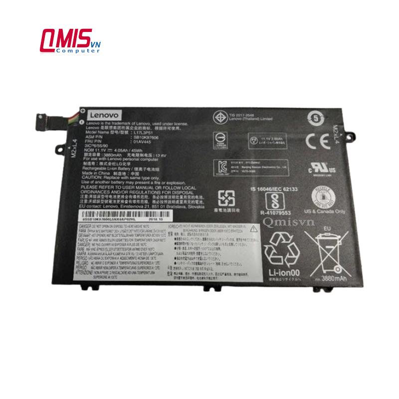 Pin laptop Lenovo ThinkPad E480 E580 E485 E585 E490 E590 E495 E595, Thinkpad E14 E15 L17M3P51 ...