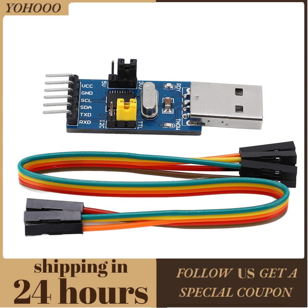 Yohooo USB To I2C Converter Module Portable Multi Purpose Safe USB To ...