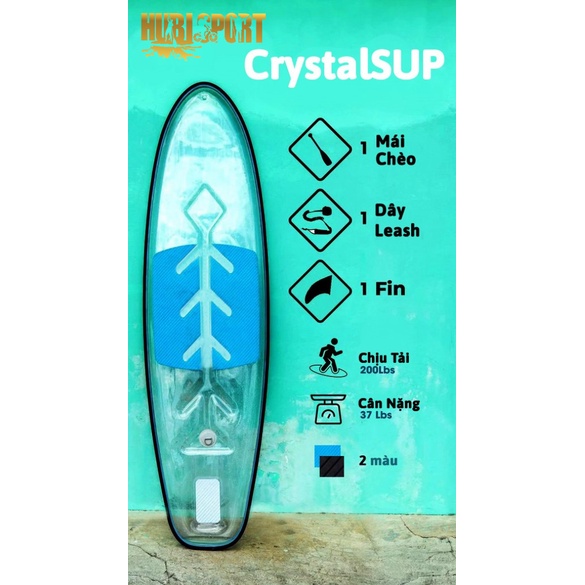 [Rẻ vô địch] [Siêu Sale] Crystal SUP - Thuyền SUP Trong Suốt - Xanh ...