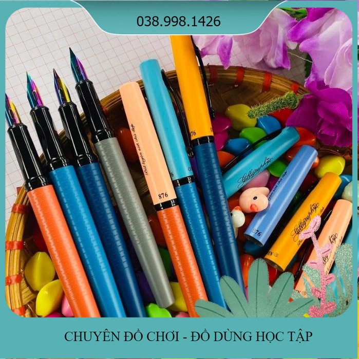 Bút Máy Ngòi Lá Tre CalligraPhy Cầu Vồng 876 Tự Tạo Thanh Đậm _LL ...