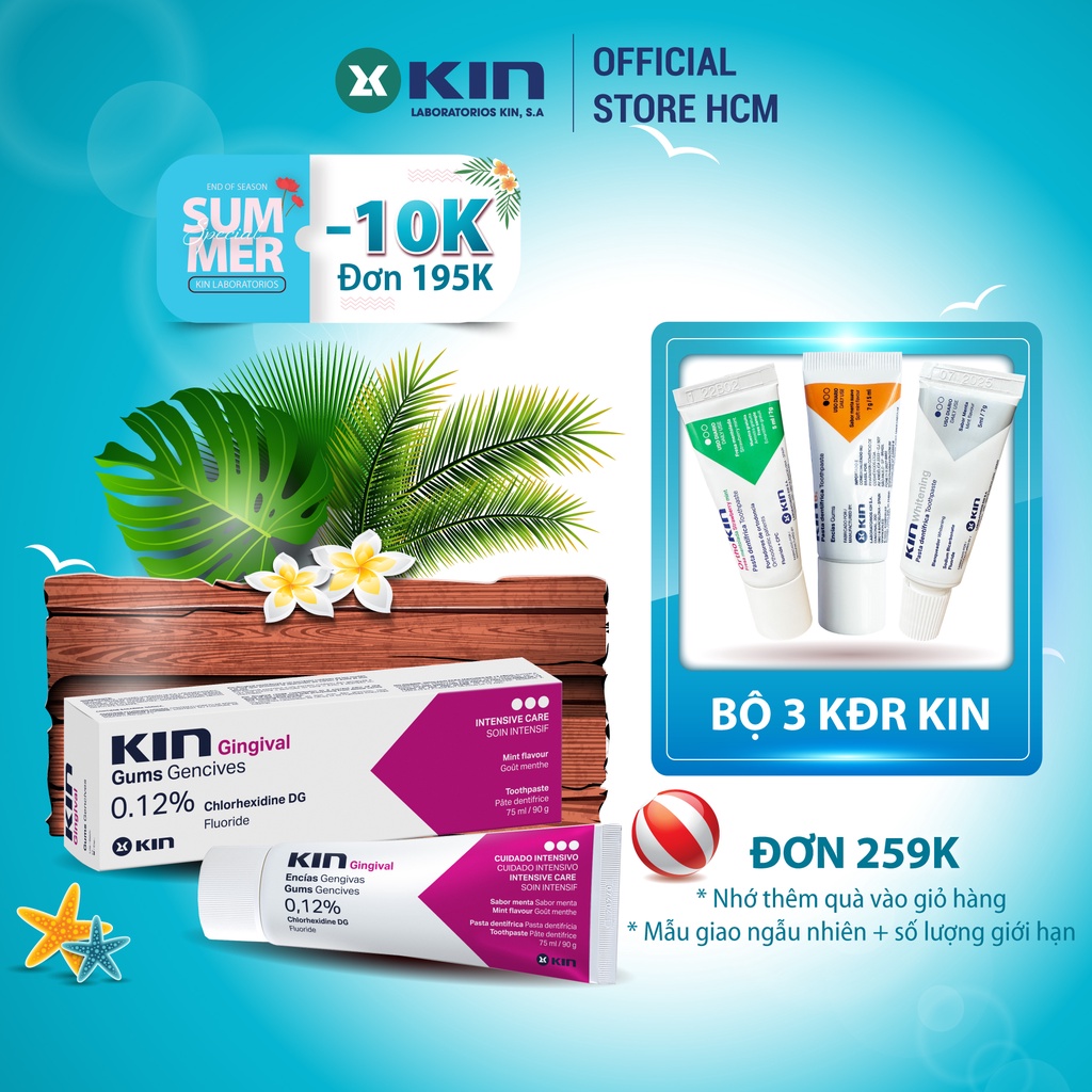 Kem Đánh Răng Kin Gingival Ngăn Ngừa Viêm Nướu, Nha Chu, Hôi Miệng ...