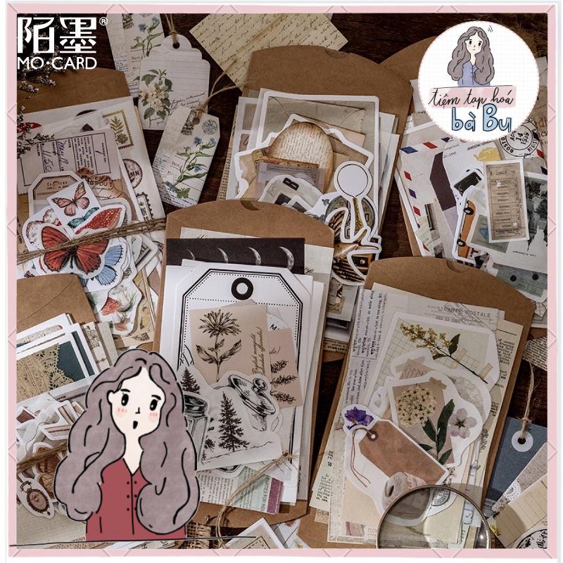 [SET VINTAGE] Bộ sưu tập những set 30/60 pcs stickers vintage mix&match ...