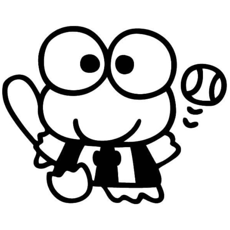 Ếch Keroppi - Set 10 Tờ Tranh Tô Màu Kích Thước A4 A5 Dành Cho Màu Sáp ...