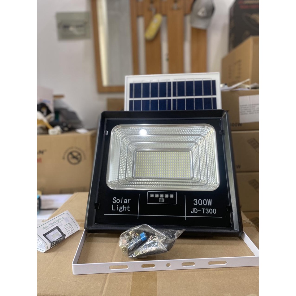 Đèn JD-T300 300W - Đèn Pha Năng Lượng Mặt Trời Jindian Solar Light 300W | Shopee Việt Nam