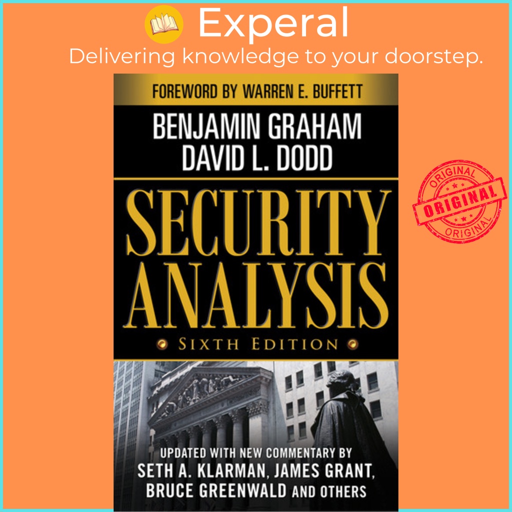 Sách - Security Analysis: Sixth Edi by David Dodd Benjamin Graham Seth ...
