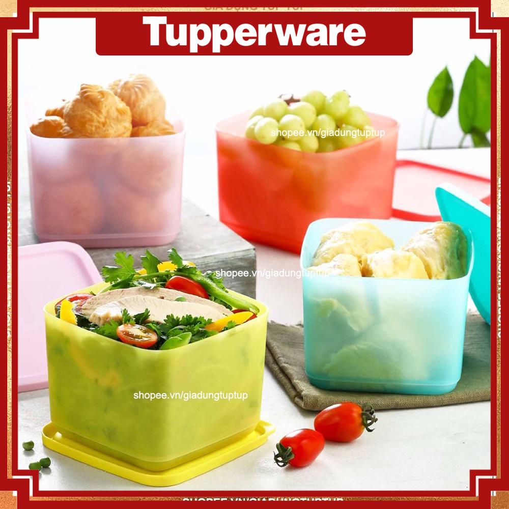Bộ Hộp BQTP Small/Medium Square Round 4 Hộp 650ml/1L Tupperware ...