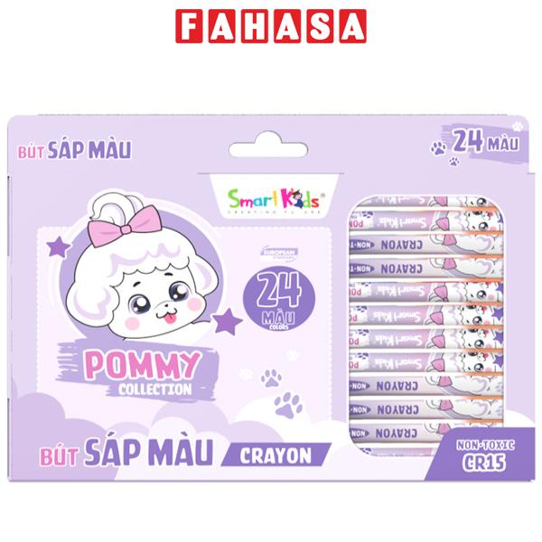 Hộp 24 Bút Màu Sáp Pommy Collection - Smartkids CR15 | Shopee Việt Nam