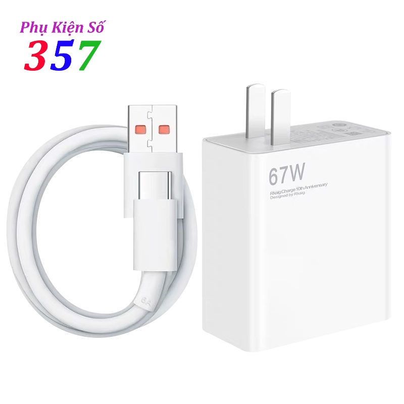 Bộ Sạc Nhanh 67W Cho Xiaomi 12 K50 | Shopee Việt Nam